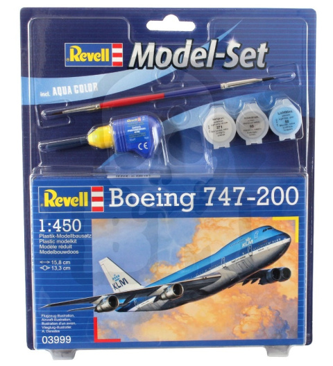 Battle-Models > Revell 63999 Starter Set Boeing 747-100 Jumbo Jet 1:450